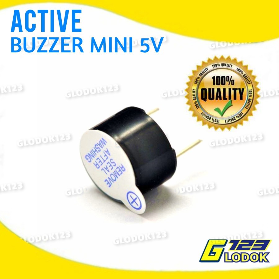 Jual Active Buzzer 5V Buser Aktif 5V High Quality | Shopee Indonesia