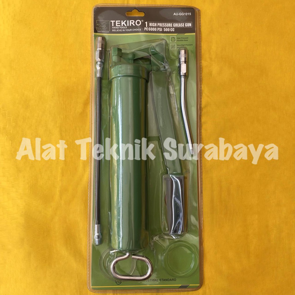 Jual GREASE GUN TEKIRO 100 CC ; 500 CC / POMPA GEMUK TANGAN TEMBAKAN ...