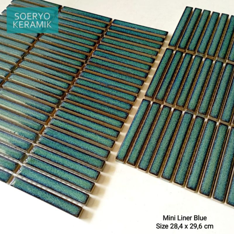 Jual Keramik Dinding Kamar Mandi / Dapur Mini Liner Glossy 28,4x29,6 cm ...