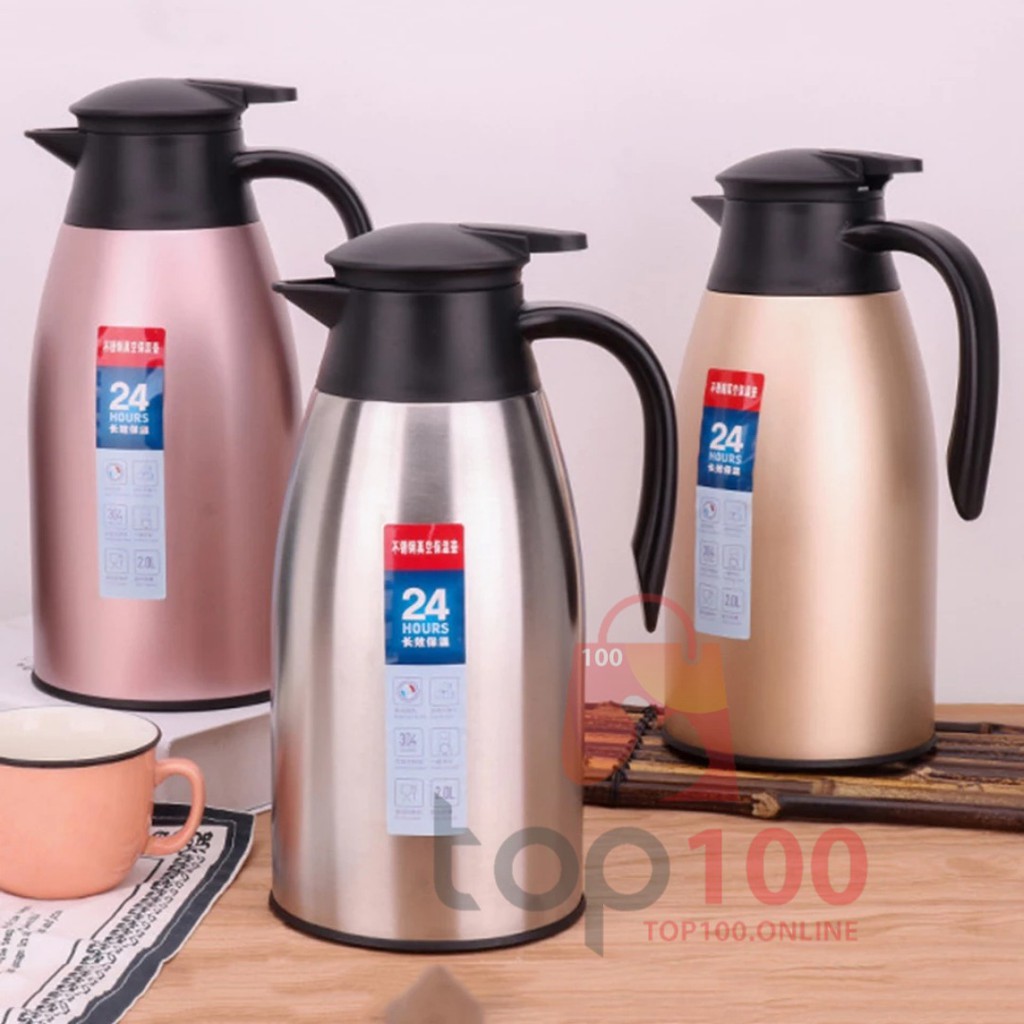 Jual Top100 - Teko Air Minum Termos Vacuum Jug Stainless Steel Sus 304 ...