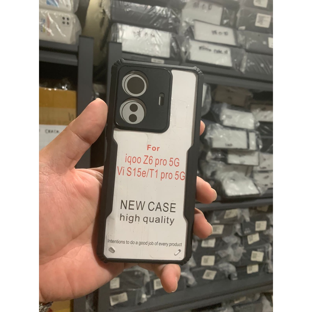 Jual HARD CASE ARMOR SHOCKPROOF BUMPER TRANSPARANT FOR VIVO IQ00 Z7 ...