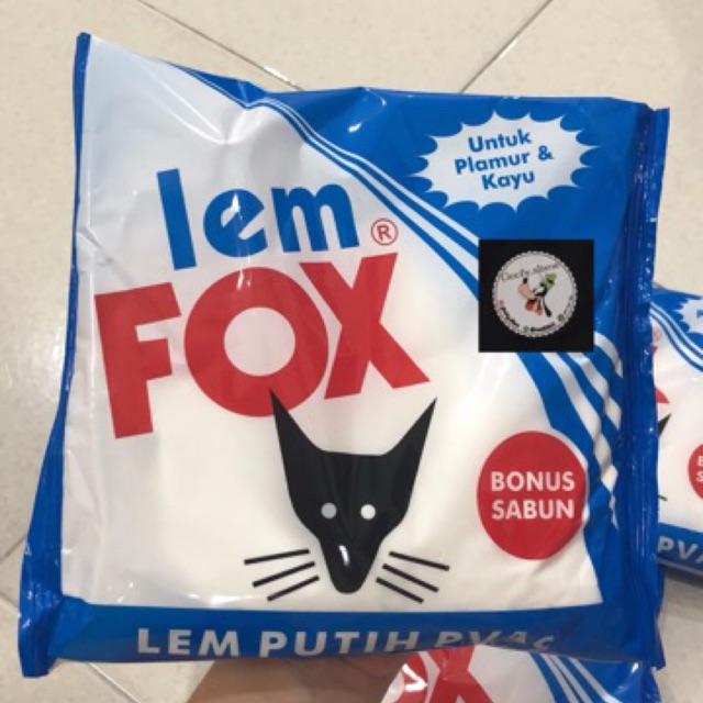 Jual LEM FOX 600 gr FOX GLUE WHITE GLUE FOX LEM PUTIH FOX LEM lem kayu ...