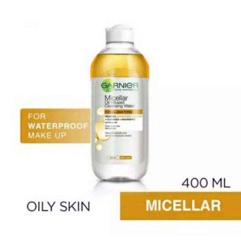 Jual GARNIER Micellar Water Oil Bi-Phase - 400 Ml | Shopee Indonesia