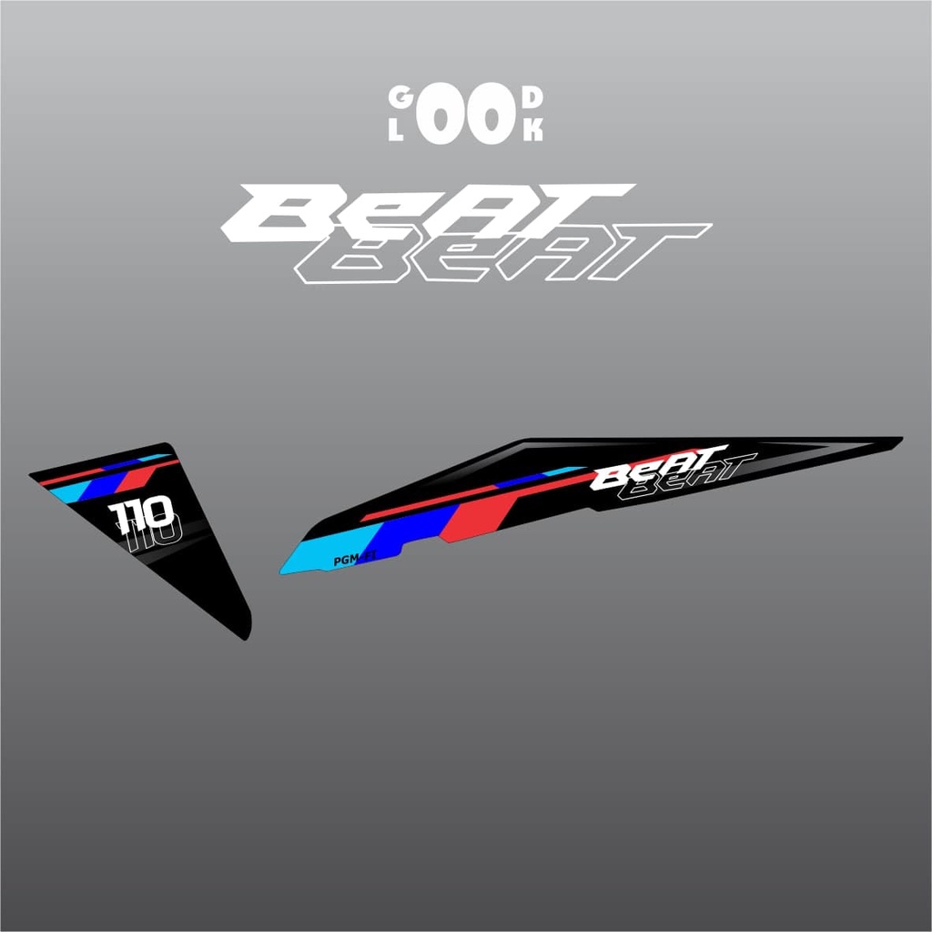 Jual Stiker Sticker Beat Fi 2013 2014 2015 Grafis Garis V1 Simple BMW ...