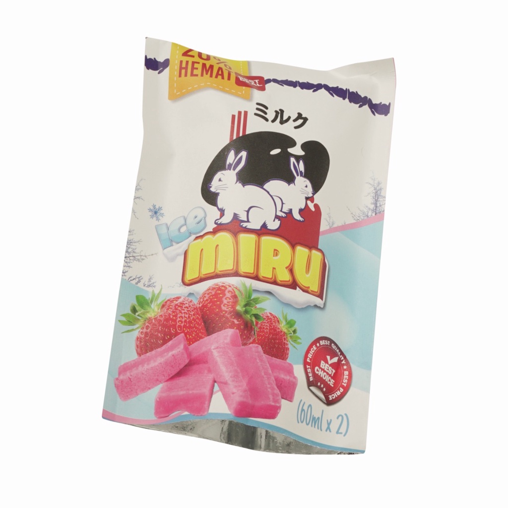 Jual Liquid Vape Vapor Miru V5 Strawberry Bubblegum 3MG 60ML X 2 By ...