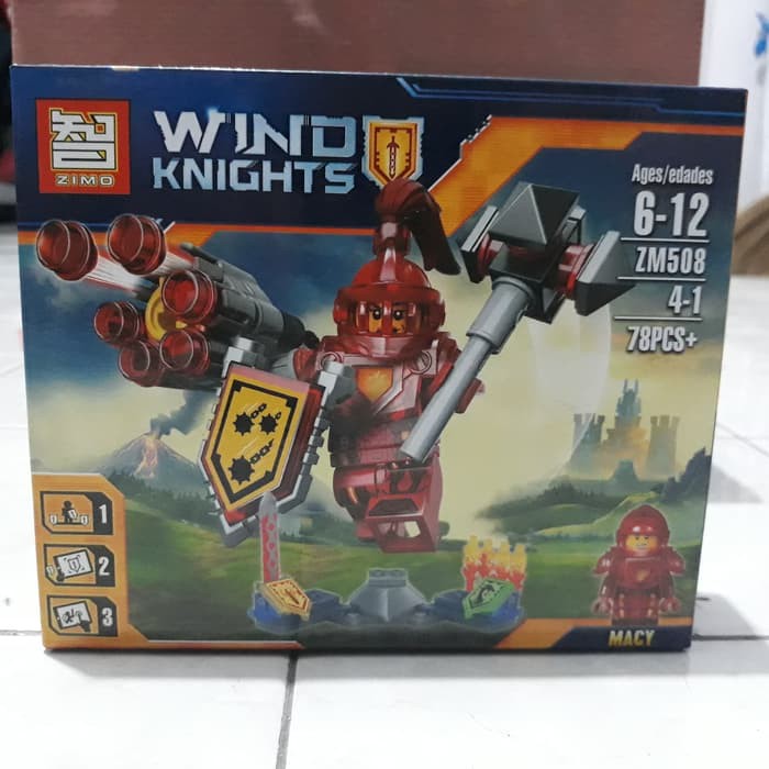 Jual NEW SP LEGO BRICK WIND KNIGHTS MACY ZM508 - 1 ( ARMY MINIFIGURE ...