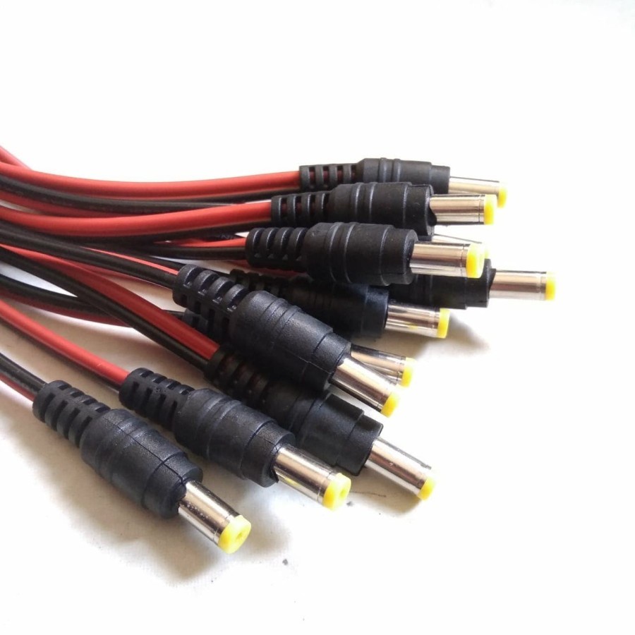 Jual Kabel Male DC 12V socket jack plug wire connector | Shopee Indonesia