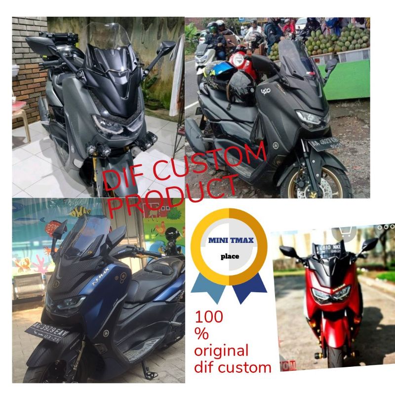 Jual Visor NEW NMAX MODEL Mini T MAX Original Difcustom. | Shopee Indonesia