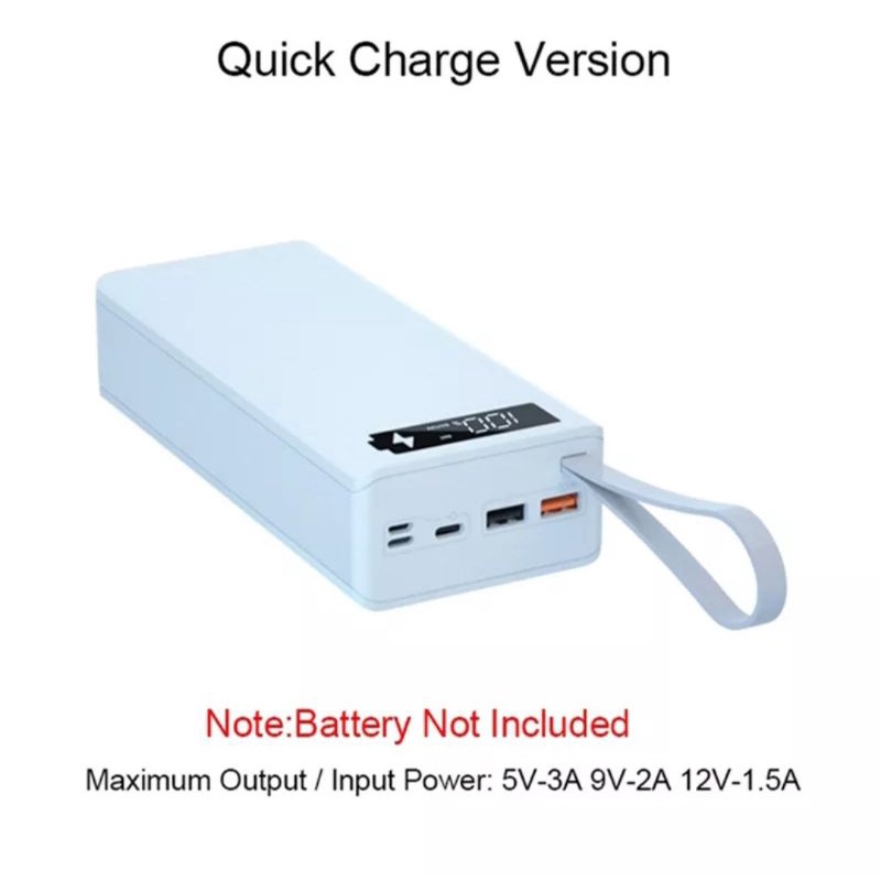 Jual casing powerbank 18650 / powerbank case 18650 / DIY powerbank ...