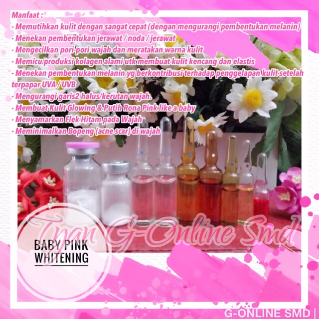 Jual BABY PINK WHITENING INFUSION / INFUS BABY PINK | Shopee Indonesia