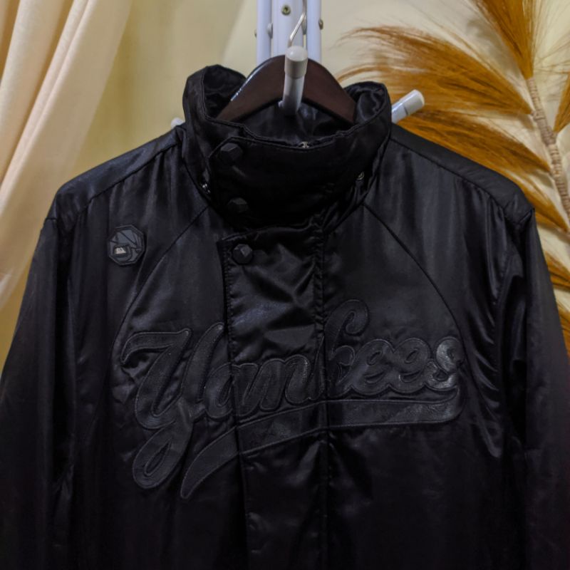 Jual Jaket Parka MLB Yankees Hitam XL Second Preloved Bekas | Shopee ...