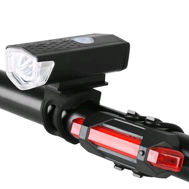 Jual Lampu sepeda LED bisa di cas depan belakang | Shopee Indonesia