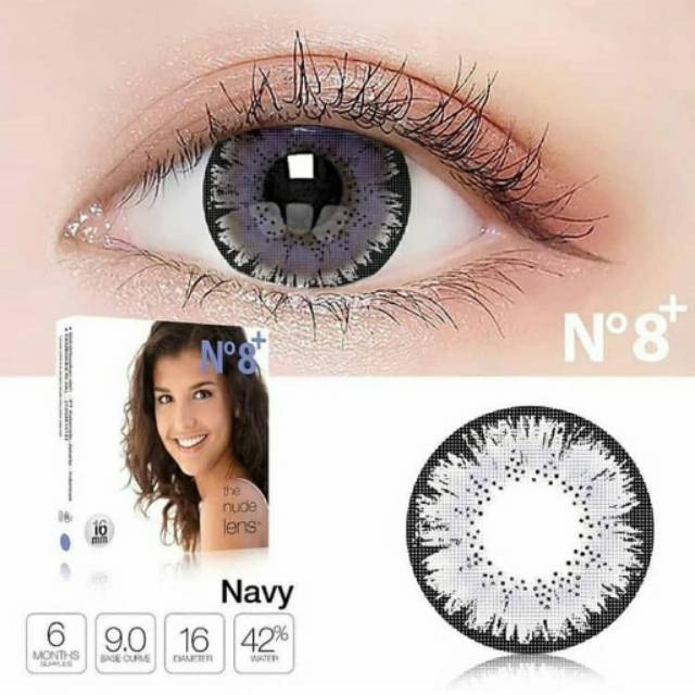 Jual RATU Softlens Ice N8+ Normal | Soflens Ice N8+ Big Eyes Dia 16mm ...