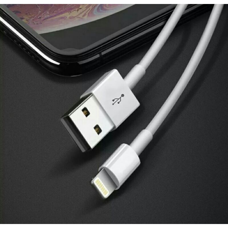 Jual KABEL DATA IPHONE 1 Meter | Shopee Indonesia