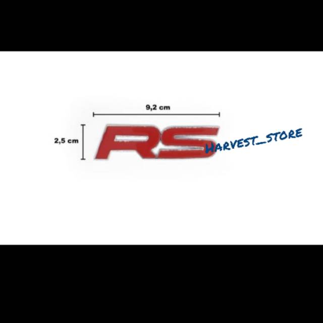 Jual Emblem Logo Sticker Lambang Tempelan Tulisan RS . Besi | Shopee Indonesia