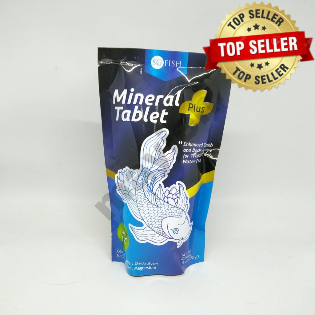 Jual SG Fish MIneral Tablet Plus | Shopee Indonesia