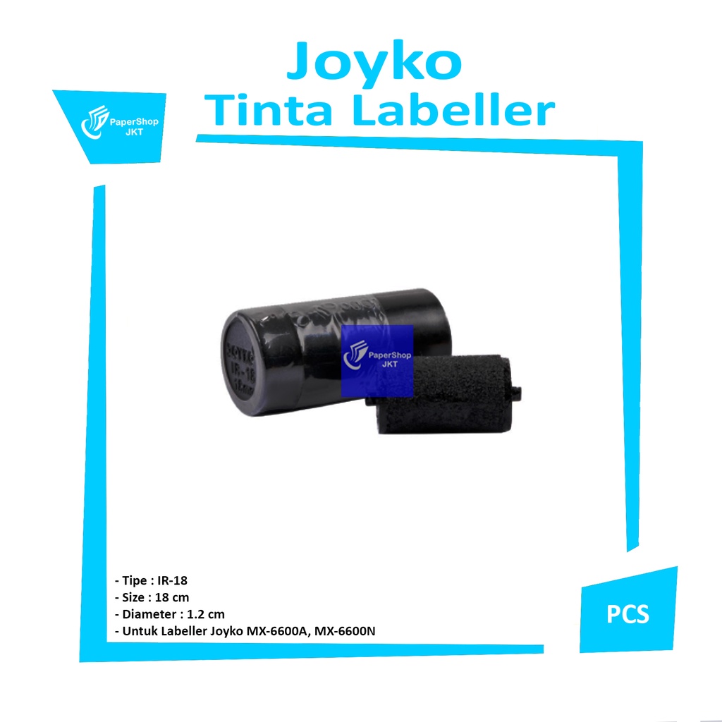 Jual JOYKO - Ink Roller for 2 Line Labeller MX-6600-18MM Tinta Labeller ...
