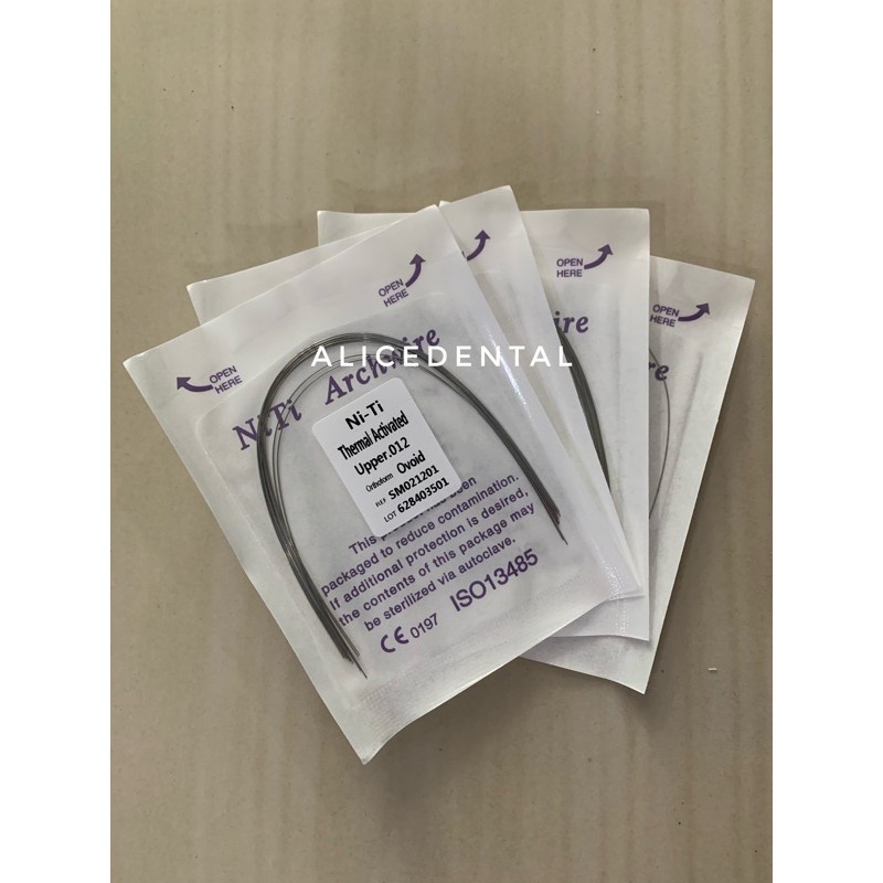 Jual Dental Kawat gigi ortho Thermal Ni-Ti NiTi stainless steel recta ...