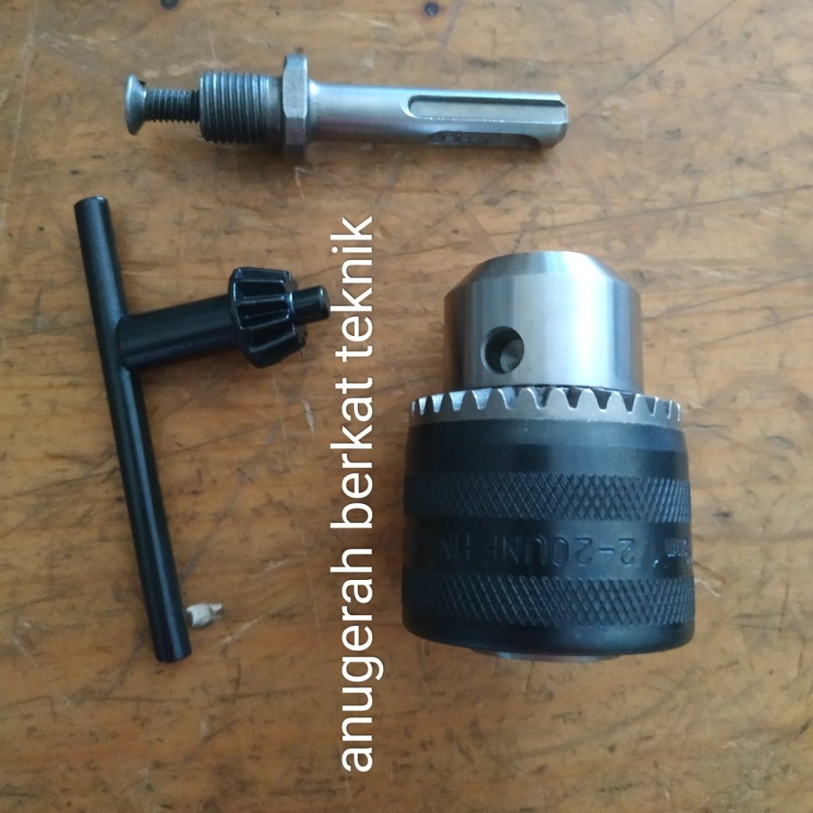 Jual PAKET KEPALA BOR DAN ADAPTOR BOR SDS PLUS KE BOR LISTRIK 13 MM ...