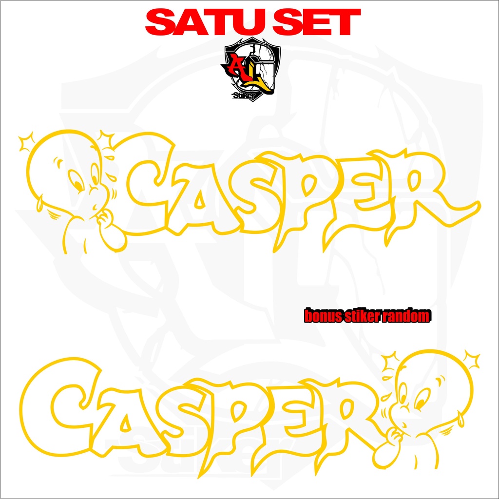 Jual STIKER/CATING/SC 070/STIKER KARTUN/STIKER CASPER/STIKER CATING ...