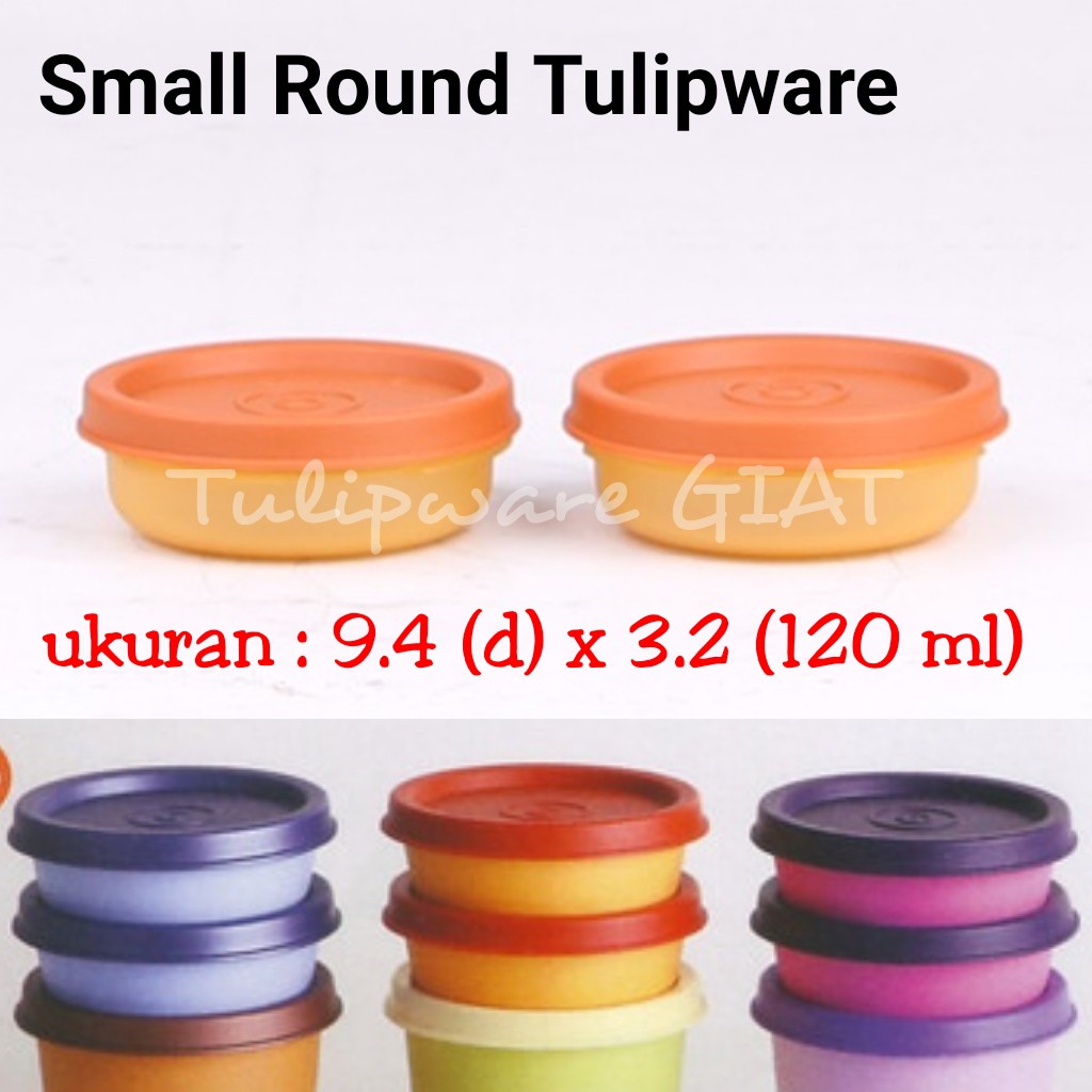 Jual Twin Tulipware SMALL ROUND 120 ml Isi 2 Tempat Makan Bayi Wadah ...