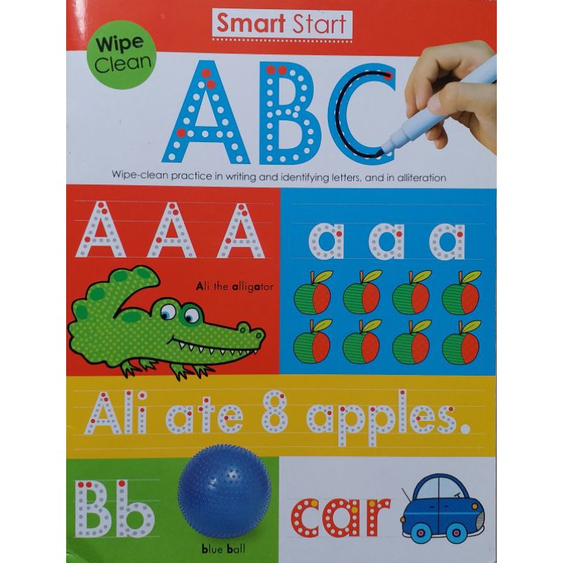 Jual Writing ABC wipe and clean by smart start | Shopee Indonesia