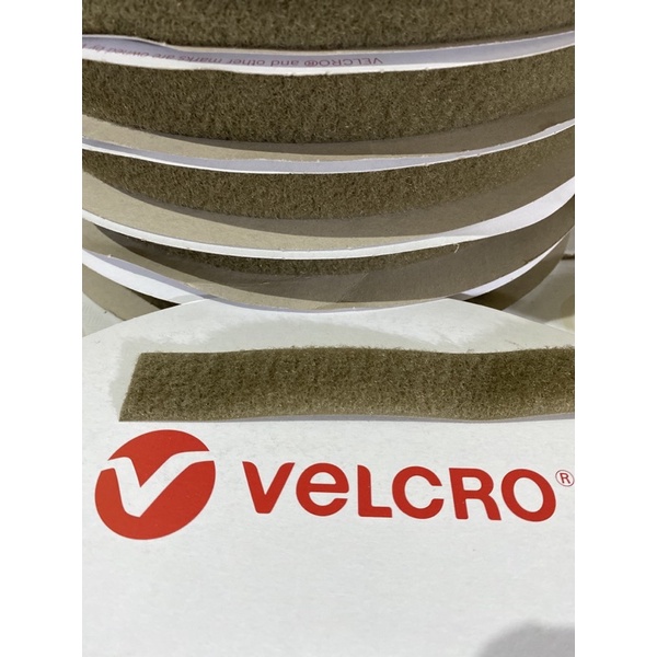Jual Velcro merk real velcro brand bagian halus nya saja- warna cayote ...
