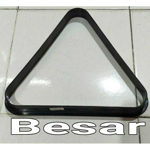 Jual Triangle billiard ball rack atau segitiga bola billiard besar ...