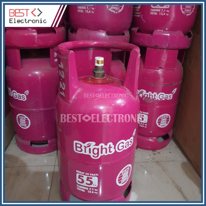 Jual Tabung gas elpiji 5,5kg 5kg 5 5kg 12kg (KHUSUS BANDUNG) tabung bright gas pink | Shopee ...