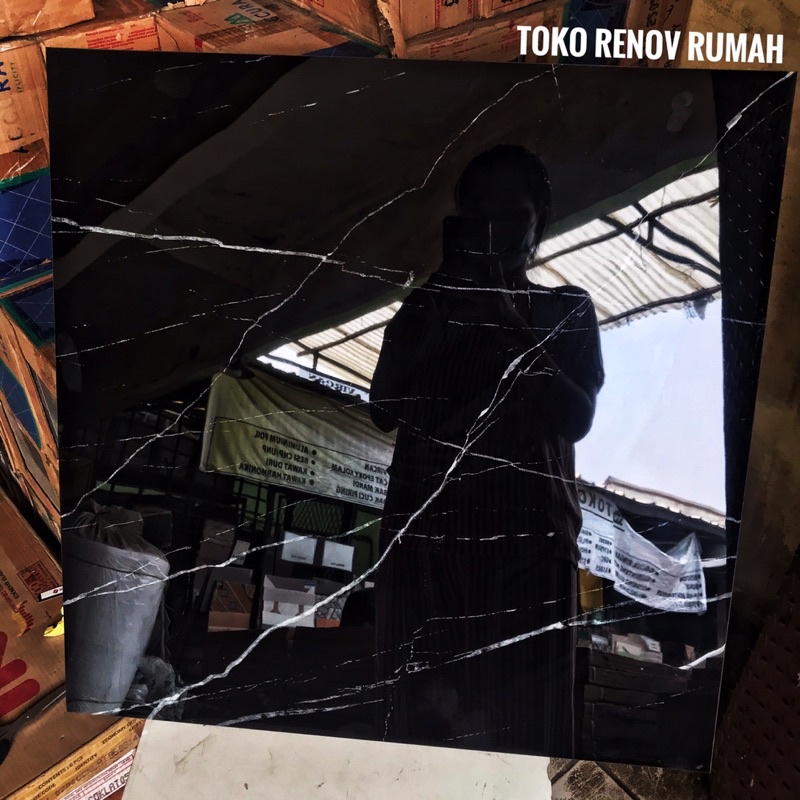 Jual granit 60x60 hitam motif carara (glossy)/ granit hitam marmer ...