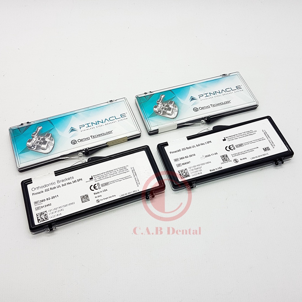 Jual BRACKET ORTHO TECHNOLOGY PINNACLE MBT - ROTH / BEHEL GIGI ...