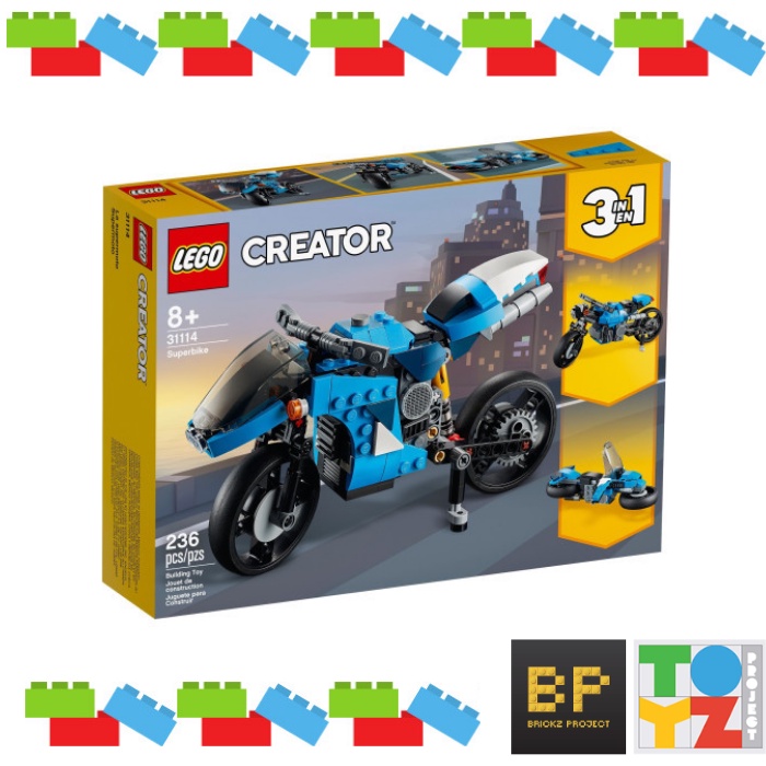 Jual Lego 31114 Creator Superbike Super Motor Bike Motorbike | Shopee ...