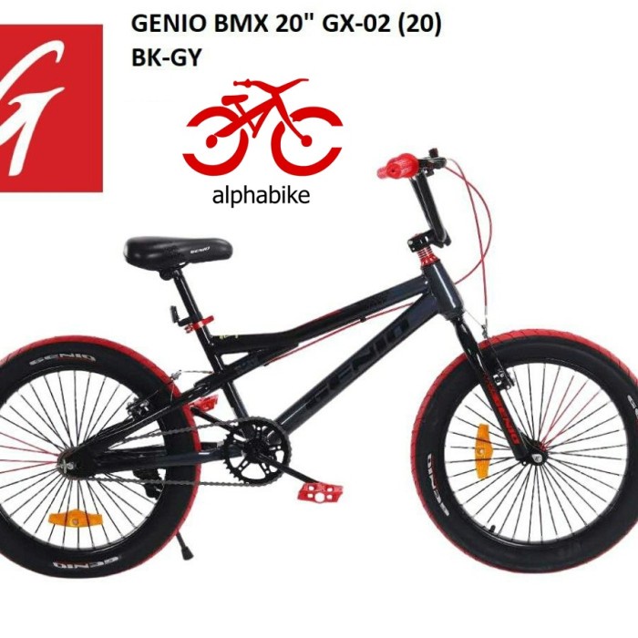 Jual SEPEDA BMX UNITED GENIO GX 02 BAN JUMBO 3.0 20 INCH GX02 | Shopee Indonesia