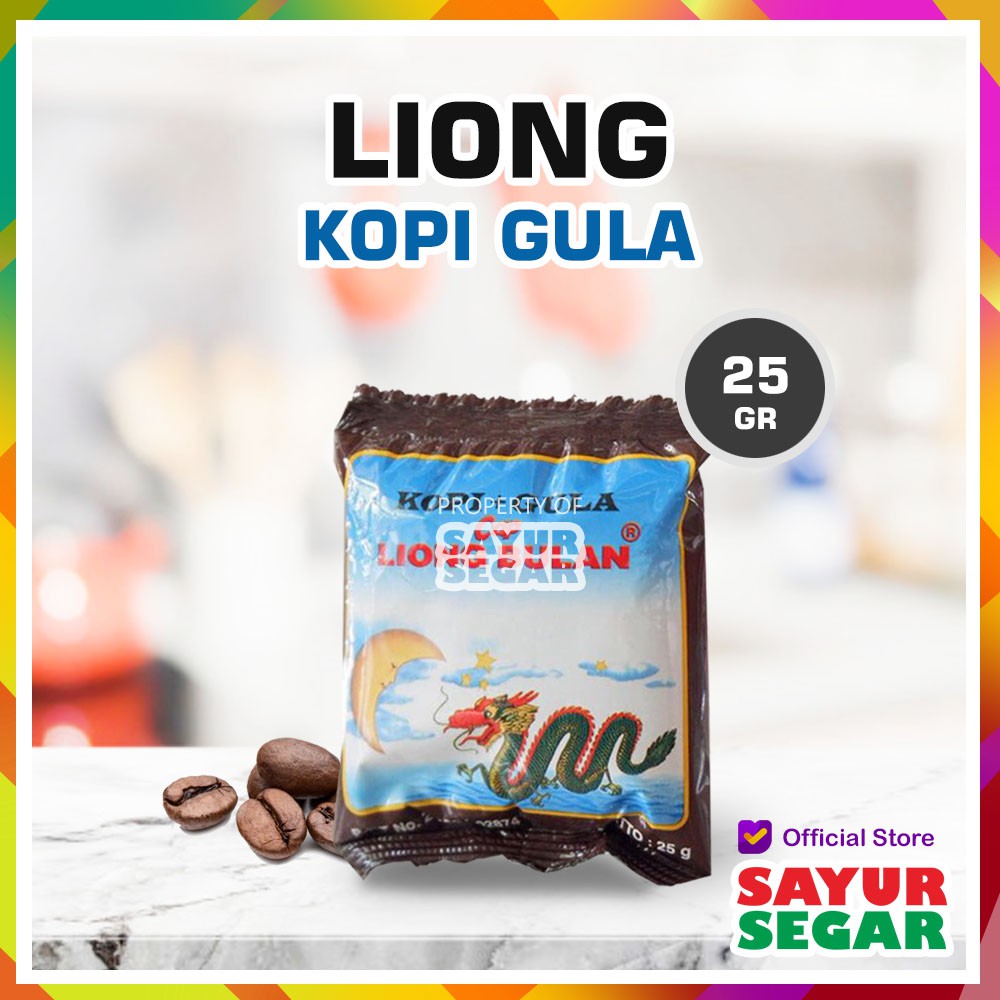 Jual Kopi Liong Bulan [25G] Sachet - Kopi+Gula | Shopee Indonesia