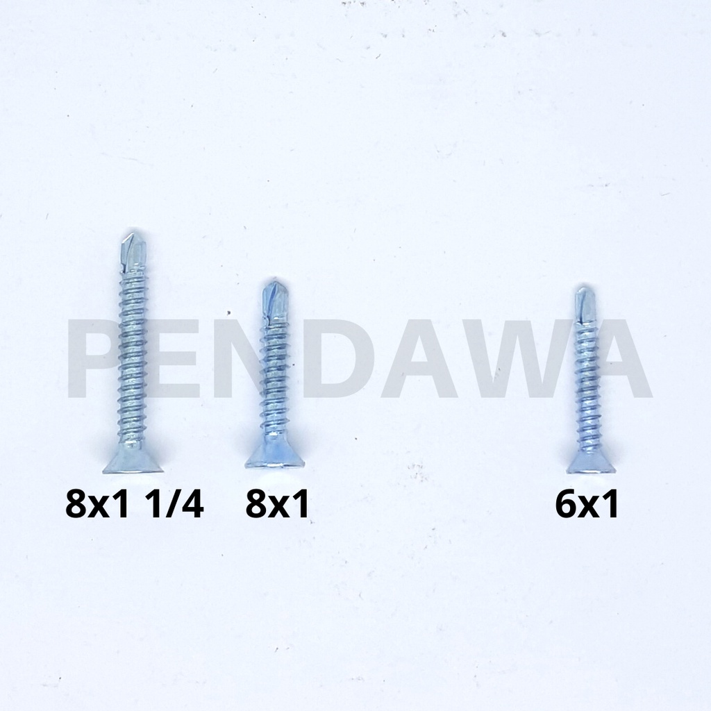 Jual [10pcs] Sekrup SDS 8 x 1-1/4" / Drilling Screw / Sekrup Drilling ...