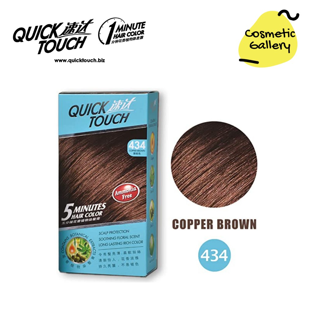 Jual *READY STOCK* Quick Touch Cat Rambut Hair Color Colour 434 Cooper ...