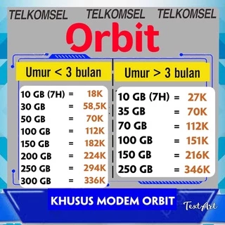 Jual Paket Orbit Terlengkap & Harga Terbaru Januari 2025 | Shopee Indonesia