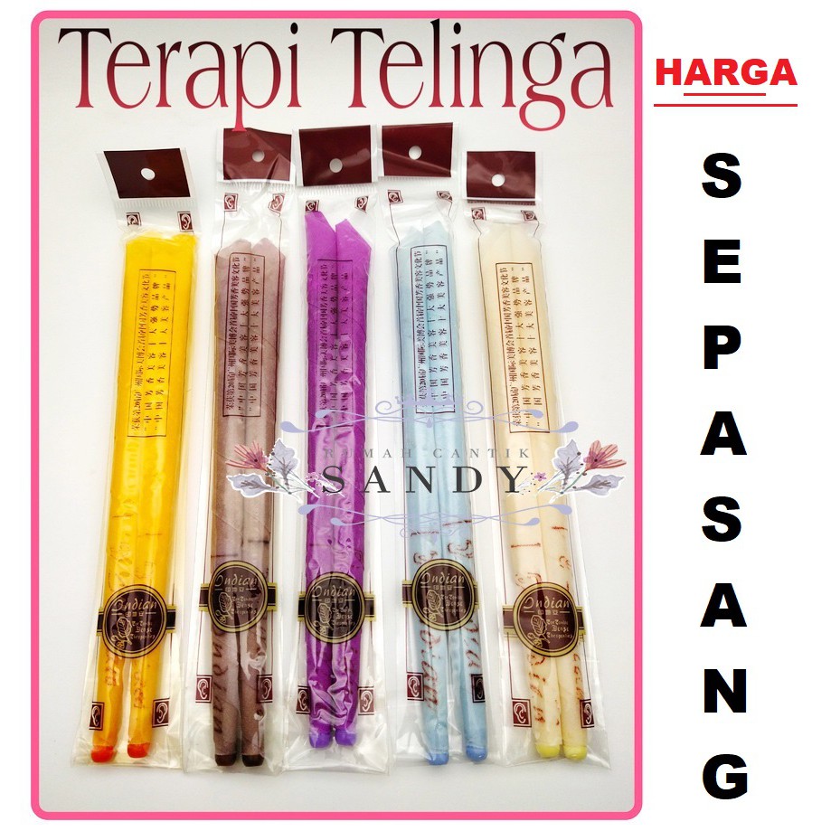 Jual Ear Candle Terapi ~ Lilin Pembersih Kotoran Telinga Aromaterapi ...