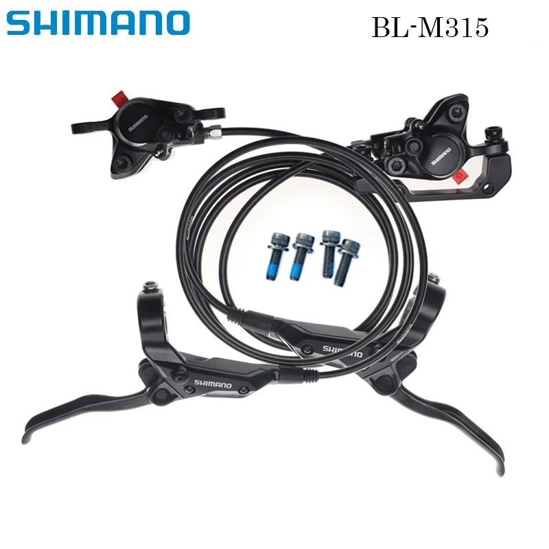 Jual DISC BRAKE SET SHIMANO M315 REM CAKRAM SEPEDA HIDROLIS KALIPER ...