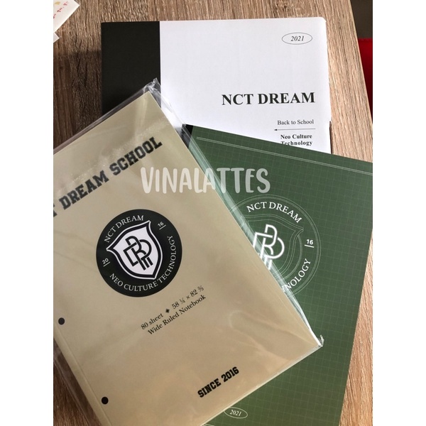Jual Official NCT Dream back to school notebook with jisung box ...