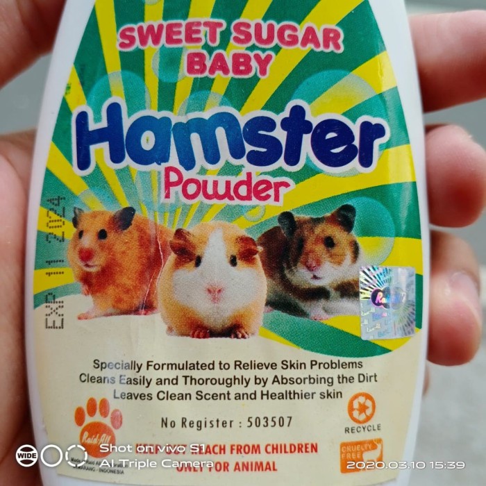 Jual Hamster-Vitamin-Obat- Bedak Hamster - Hamster Powder Bedak Marmut ...