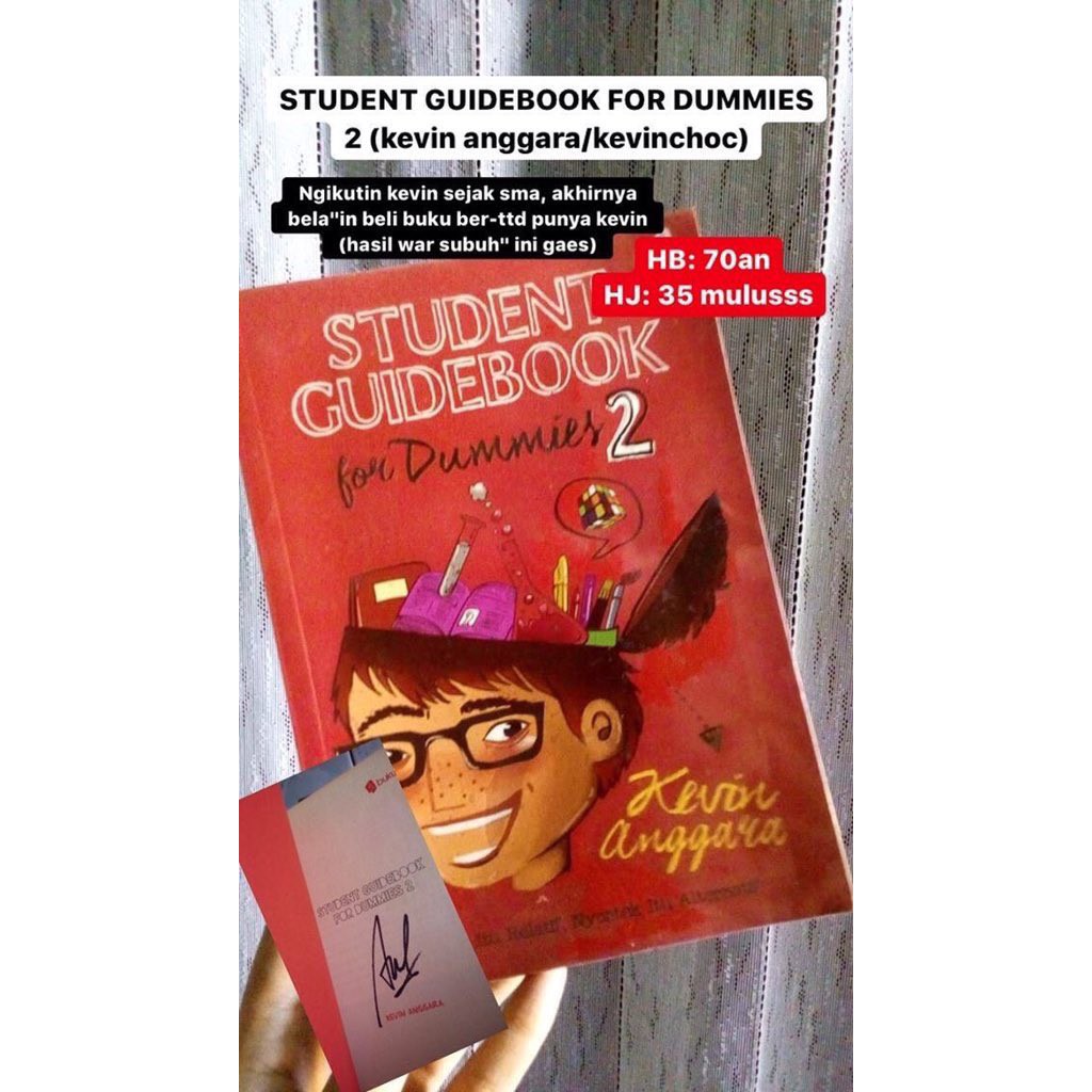Jual Novel Student Guidebook for Dummies 2 (TTD) | Shopee Indonesia