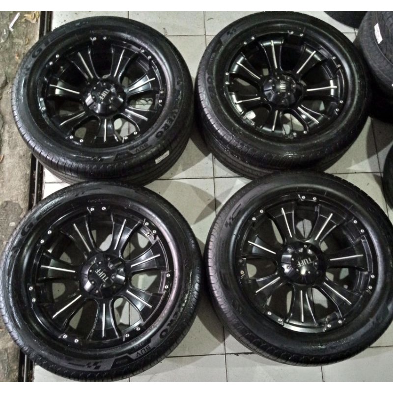 Jual Velg Mobil Second Tuff Ring 20 Pcd 6x139,7 + Ban GT 285 50 R20 ...