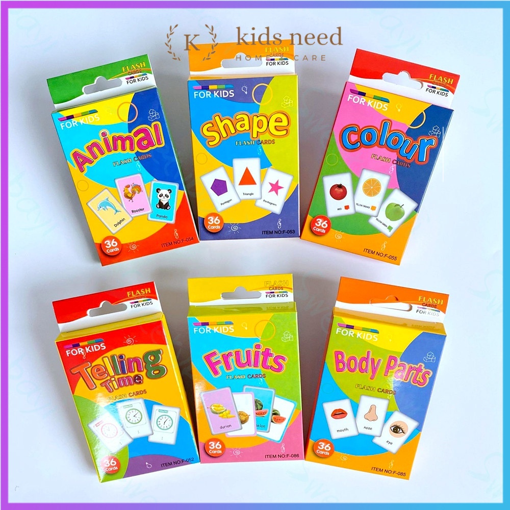Jual flash card edukasi english anak/ Kartu pintar Balita Flash card ...