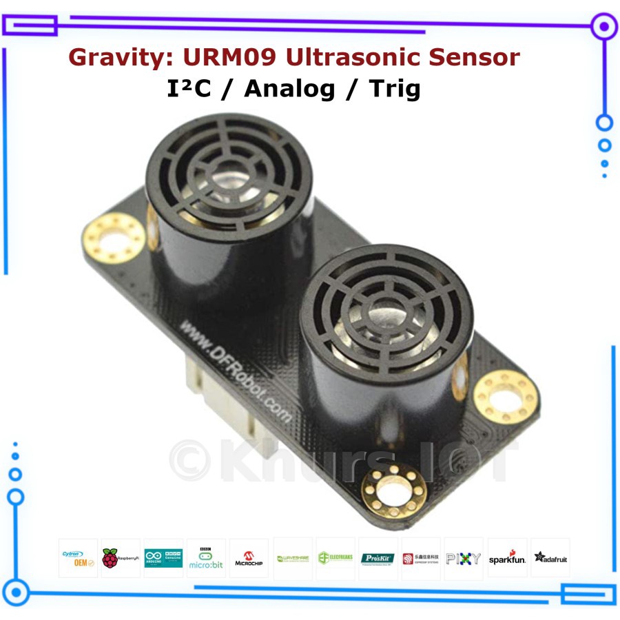 Jual Dfrobot Gravity Urm09 Ultrasonic Sensor I2c Trig Analog