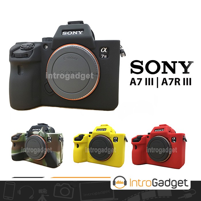 Jual Silicone SONY A7 A7III A7RIII Mark III 3 A7R Silicon Rubber Case ...