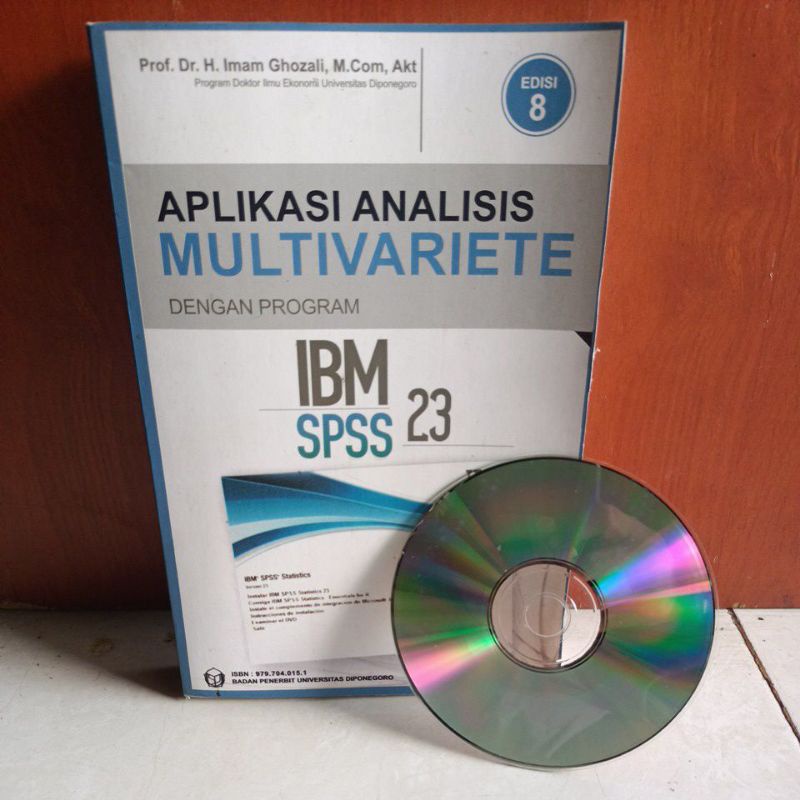Jual Aplikasi analisis multivariate dengan program ibm spss 23 edisi 8 ...