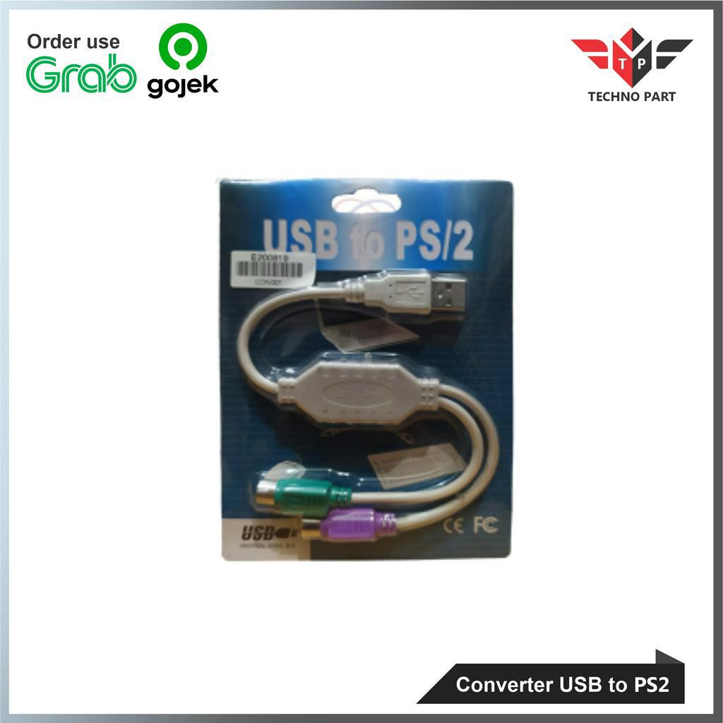 Jual CONVERTER USB TO PS2 PS2 USB MALE - PS2 FEMALE | Shopee Indonesia