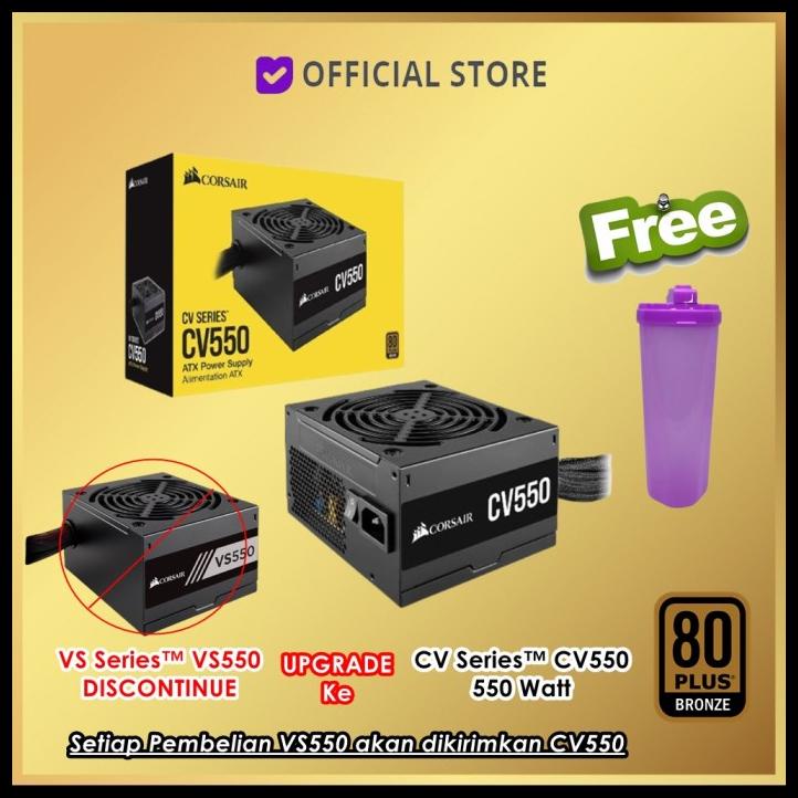 Jual Corsair Vs550 Atx Power Supply 550 Watt 80 Plus White Certified ...