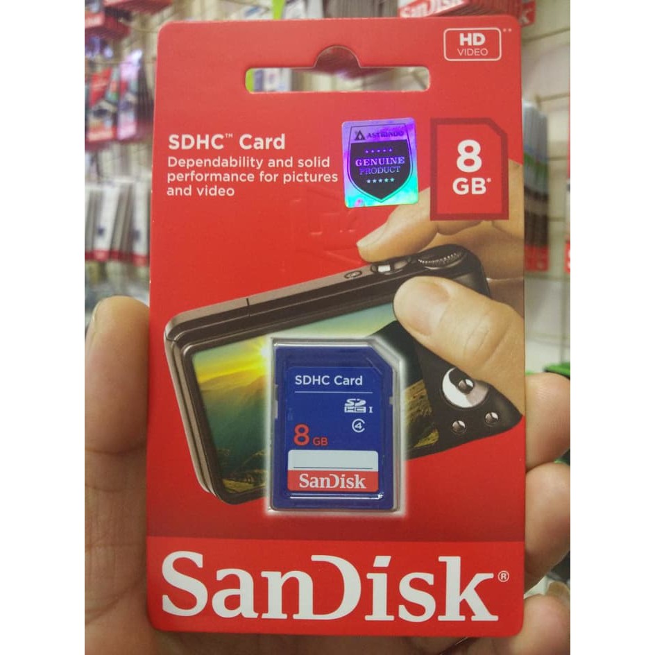 Jual SANDISK SD CARD SDHC 8GB class 4 | Shopee Indonesia
